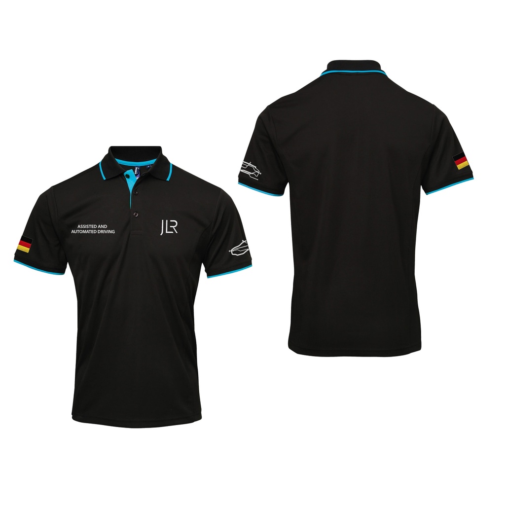 PR618 CONTRAST COOLCHECKER POLO | JLR AAD Workwear & PPE